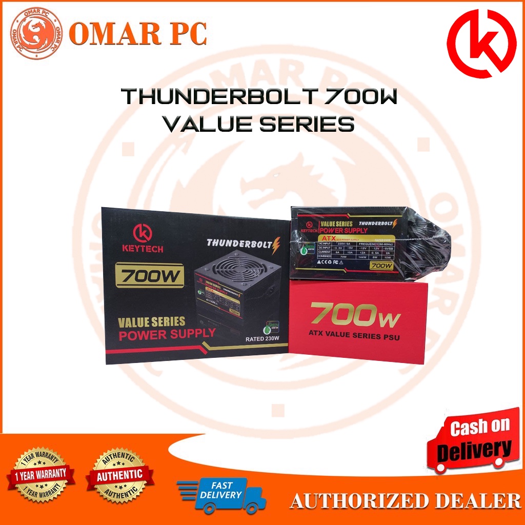 BRANDNEW Keytech Thunderbolt 700 watts, 50Hz Frequency 55cm Wire Cable ...