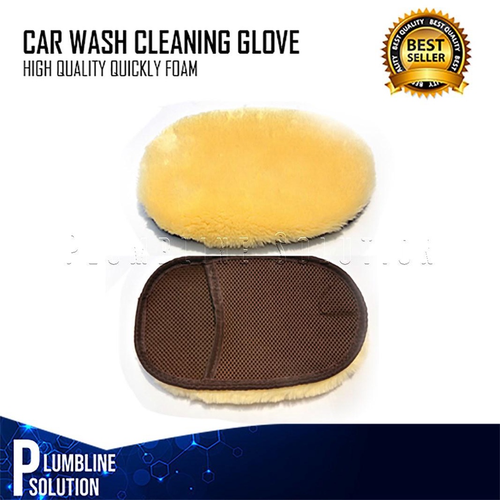 New Microfiber Plush Mitt Car Wash Mitten Washing Glove Cleaning Brush ...
