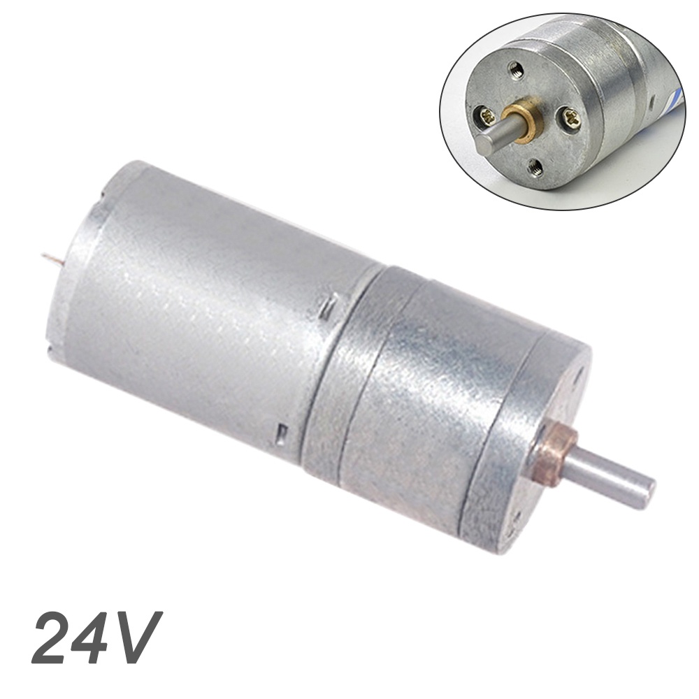 JGA25-370 Geared Motor DC Motor 24V Electric Gear Motor High Torque | Shopee Philippines