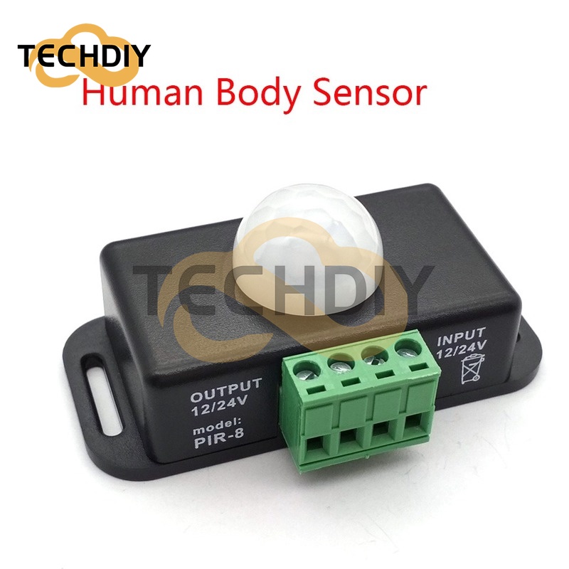 Dc 12v 24v 8a Automatic Adjust Pir Motion Sensor Switch Ir Infrared