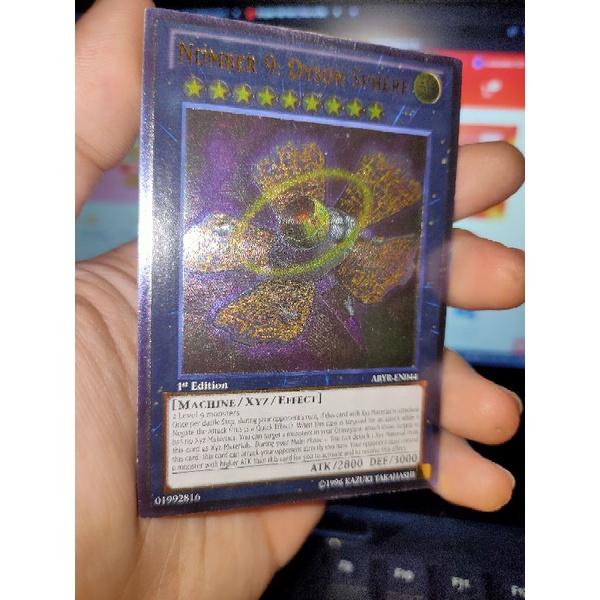 Yugioh Card - Number 9: Dyson Sphere Ultimate Rare ( ABYR-EN044 ...