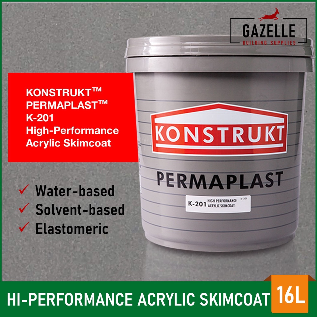 Boysen Konstrukt Permaplas K-201 High-Performance Acrylic Skimcoat ...