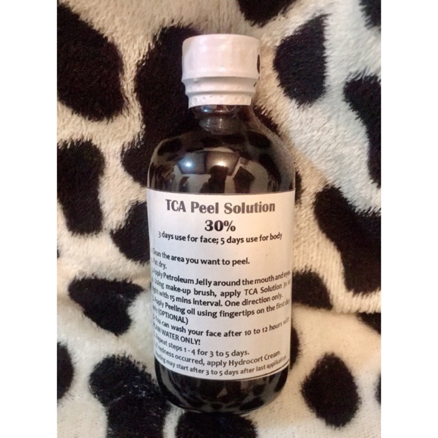 TCA Skin Peeling Solution 30% 120ml for face and body | Shopee Philippines