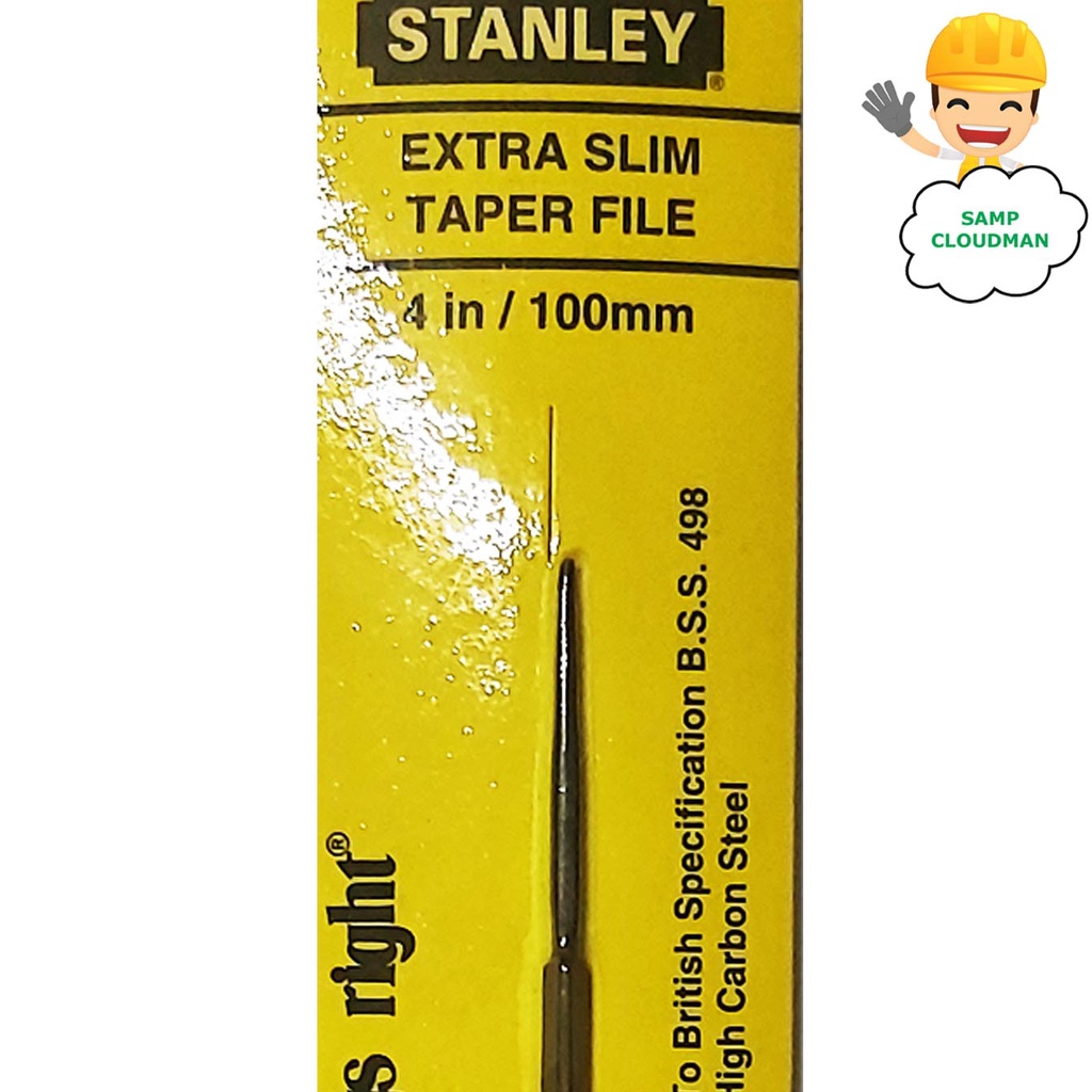 Stanley Extra Slim / Double Extra Slim Taper File 4 inches 100mm Kikil ...