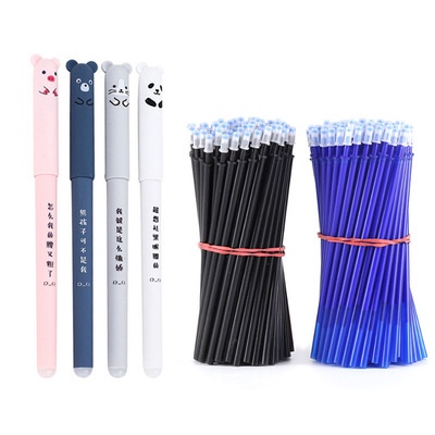 Kawaii Erasable Gel Pen Set Cute Cartoon Panda Erasable Pen Erasable ...