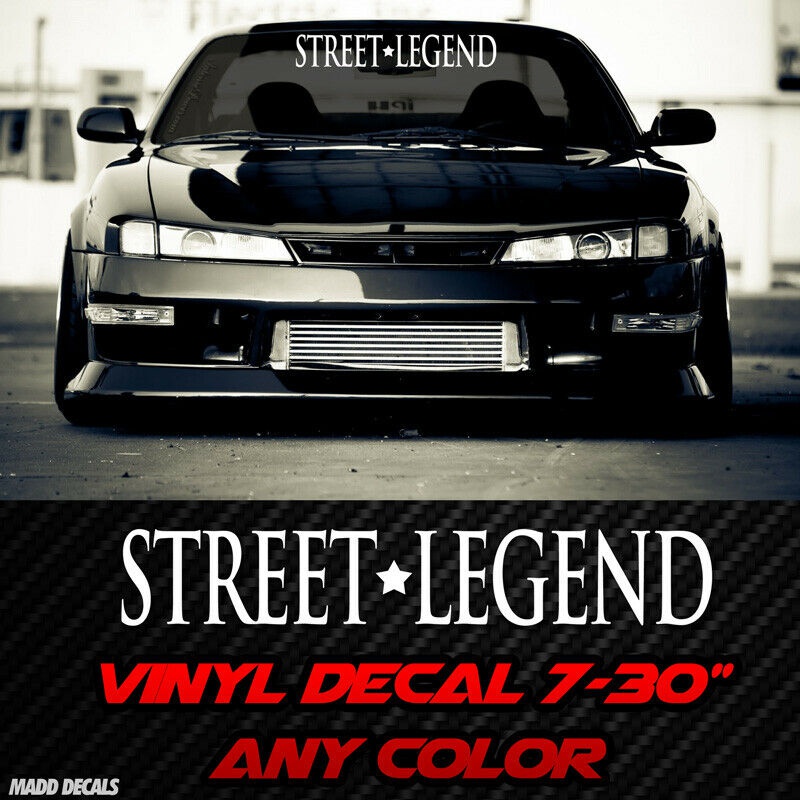 Street Legends JDM Sticker Decal Windshield Banner | Shopee Philippines