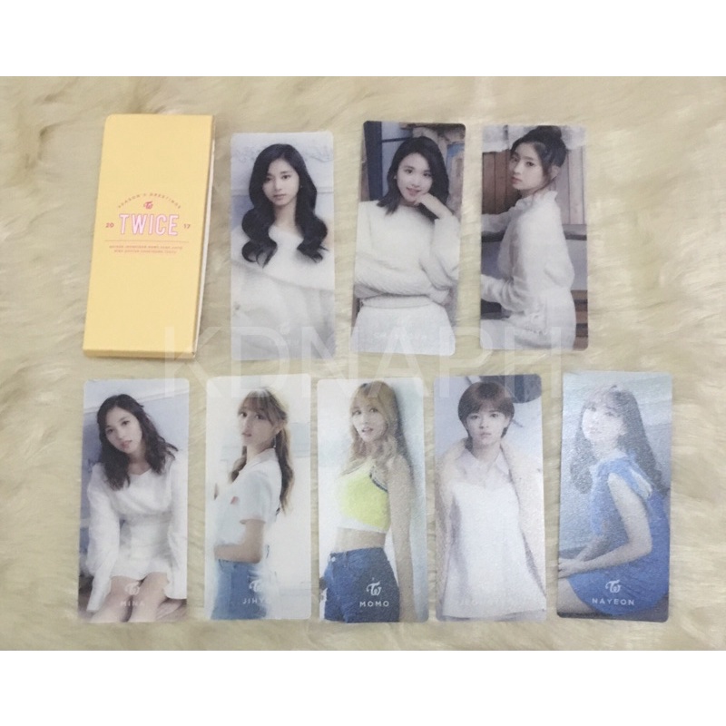 TWICE 2017 SG Official Bookmark Set | Shopee Philippines