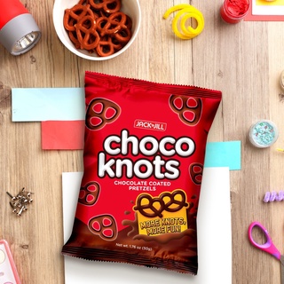 JNJ Choco Knots (50g) | Shopee Philippines