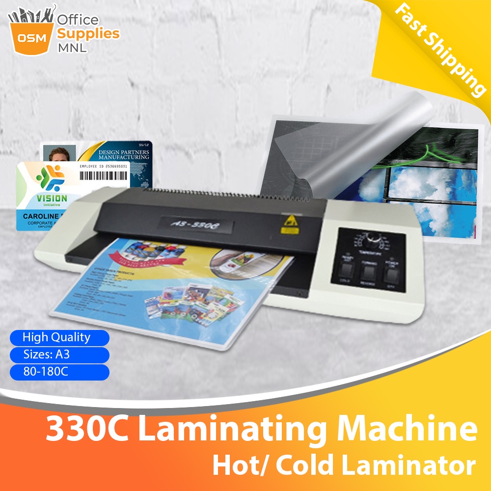 Laminator 330c Officom Hd Hot Cold Laminator Machine A3 Size Shopee