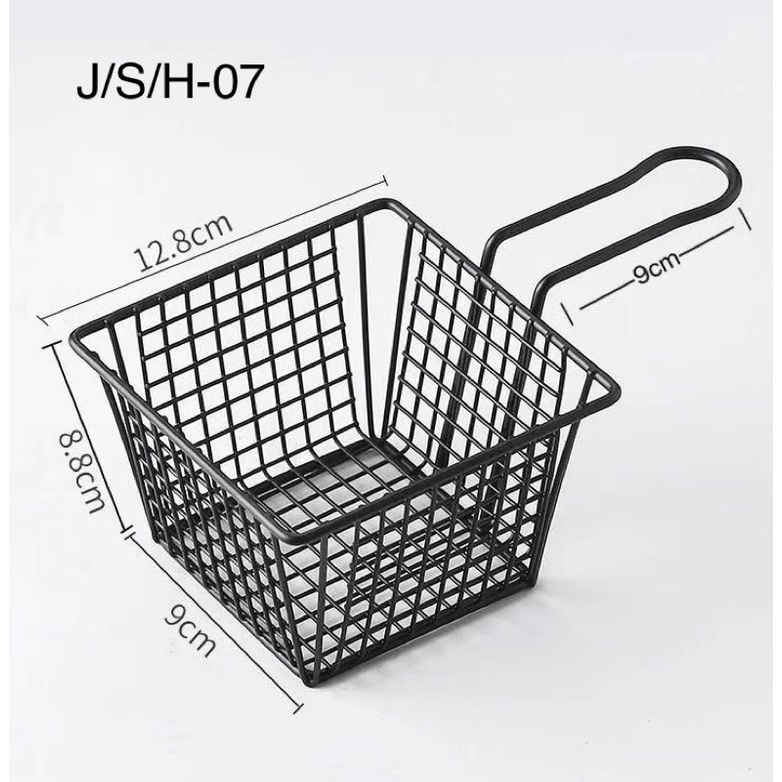 Frying Net Stainless Steel Mesh Fried Basket Kitchen Restaurant Snack ...