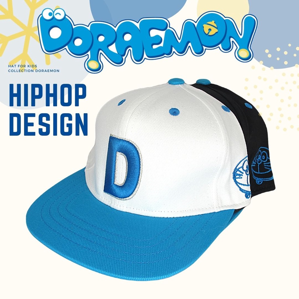 Doraemon character HIP-HOP CAP SIZE 52-54 CM. (No.) DM-144) | Shopee ...