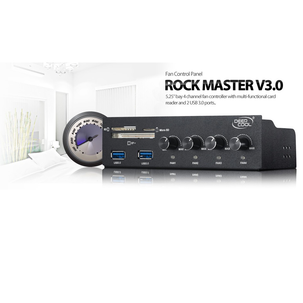 DEEPCOOL Rockmaster V3.0 Fan Controller | Shopee Philippines