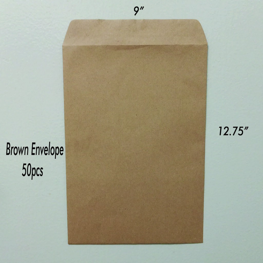 Local Manila Envelope - A4 Size Brown Document Envelope 9