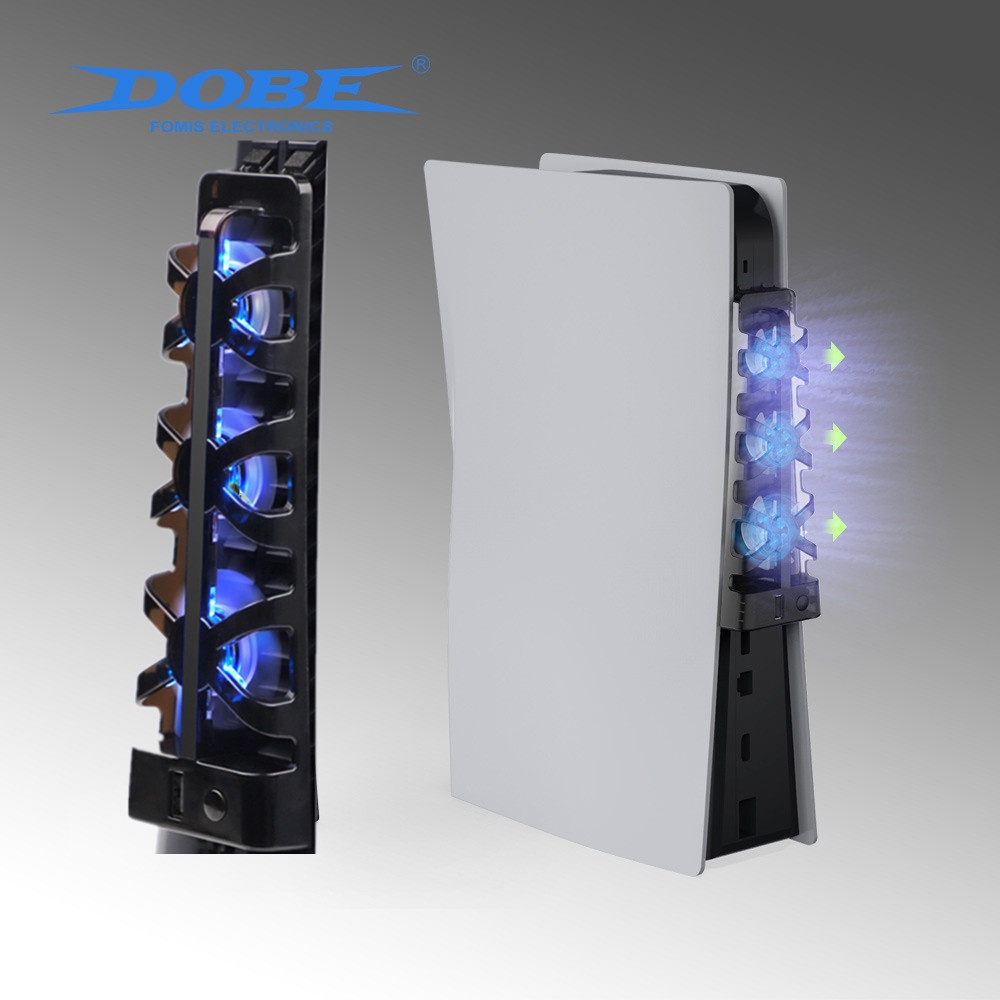 DOBE Cooling Fan For PS5 Console Cooler Fans with LED Light for Sony ...