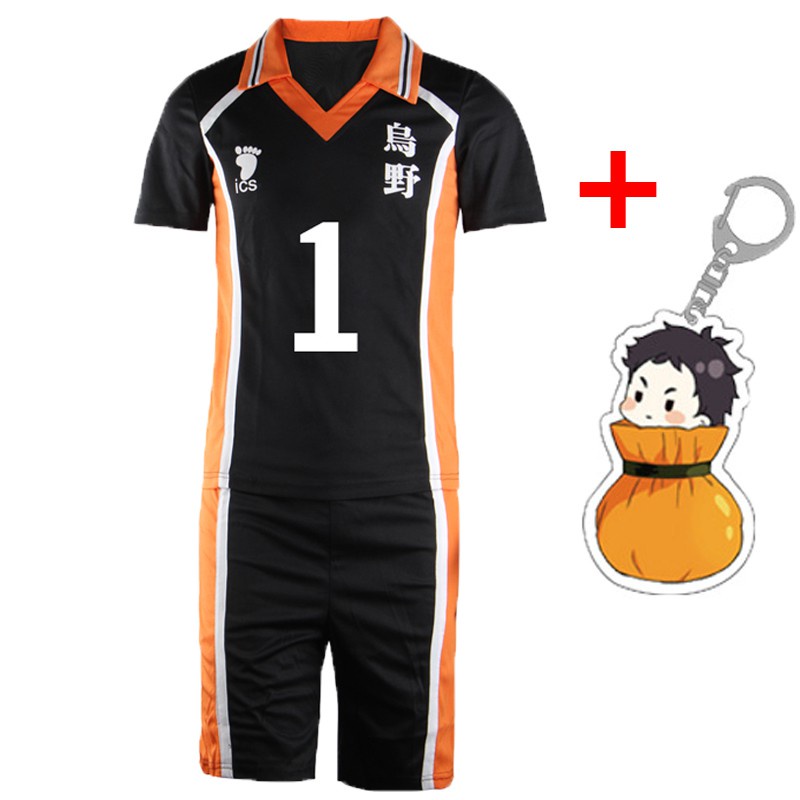 Haikyuu Jersey Set Cosplay Costume Karasuno High School Hinata Shyouyou ...