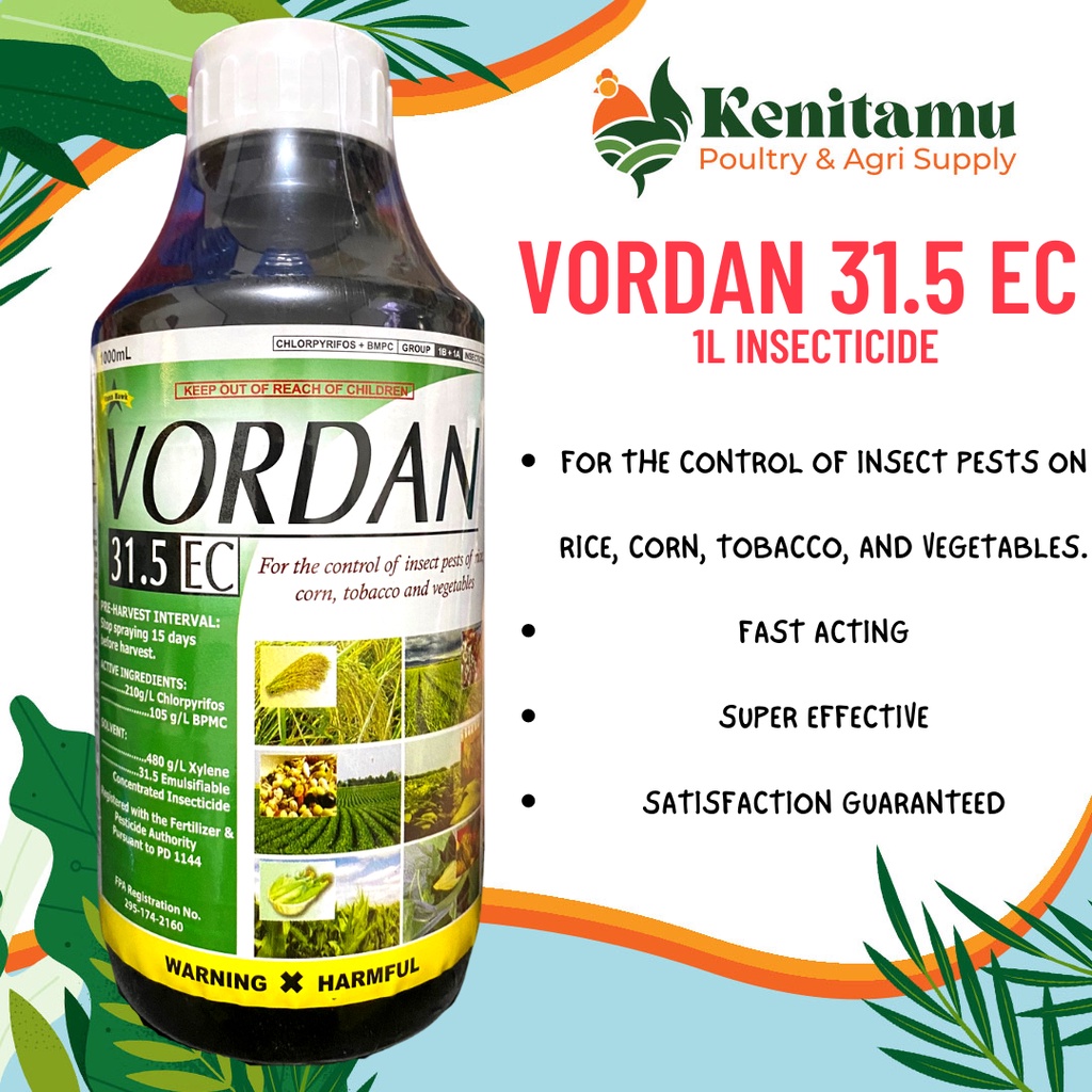 VORDAN 31.5EC 1L INSECTICIDE BY: VANN HAWK | Shopee Philippines