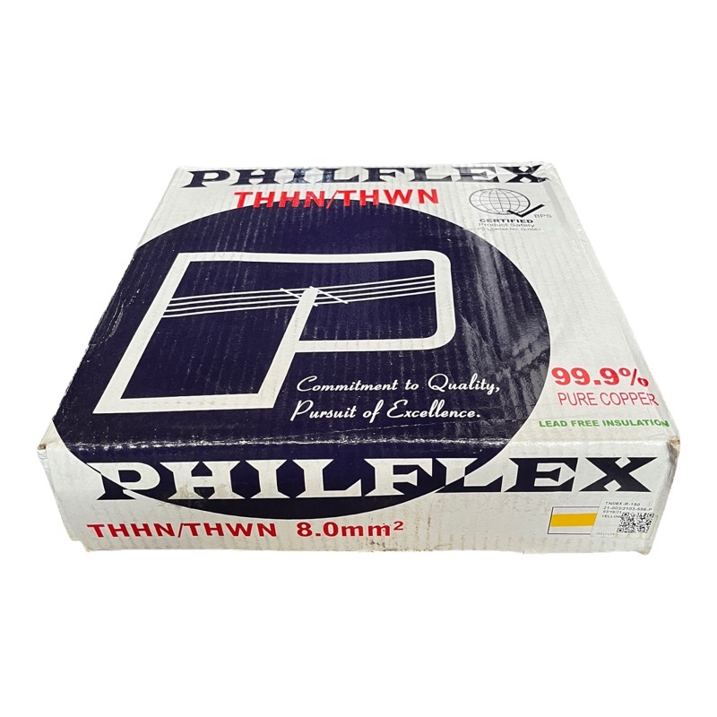 Philflex 2.0mm2-8.0mm2 THHN/THWN-2 Stranded Electrical Wire(150 meters ...