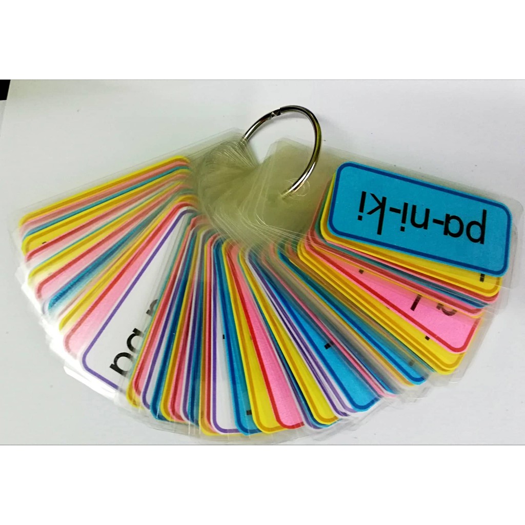 ABAKADA 100 salita gabay sa pagbasa flashcards 2 INCHES X 3 INCHES ...
