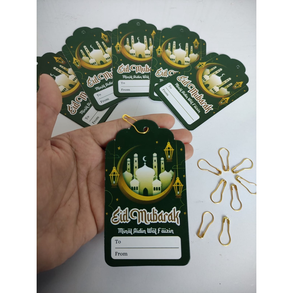 Eid tag hang tag / hang tag Eid Al-Fitr / thanks card Eid / Eid card ...