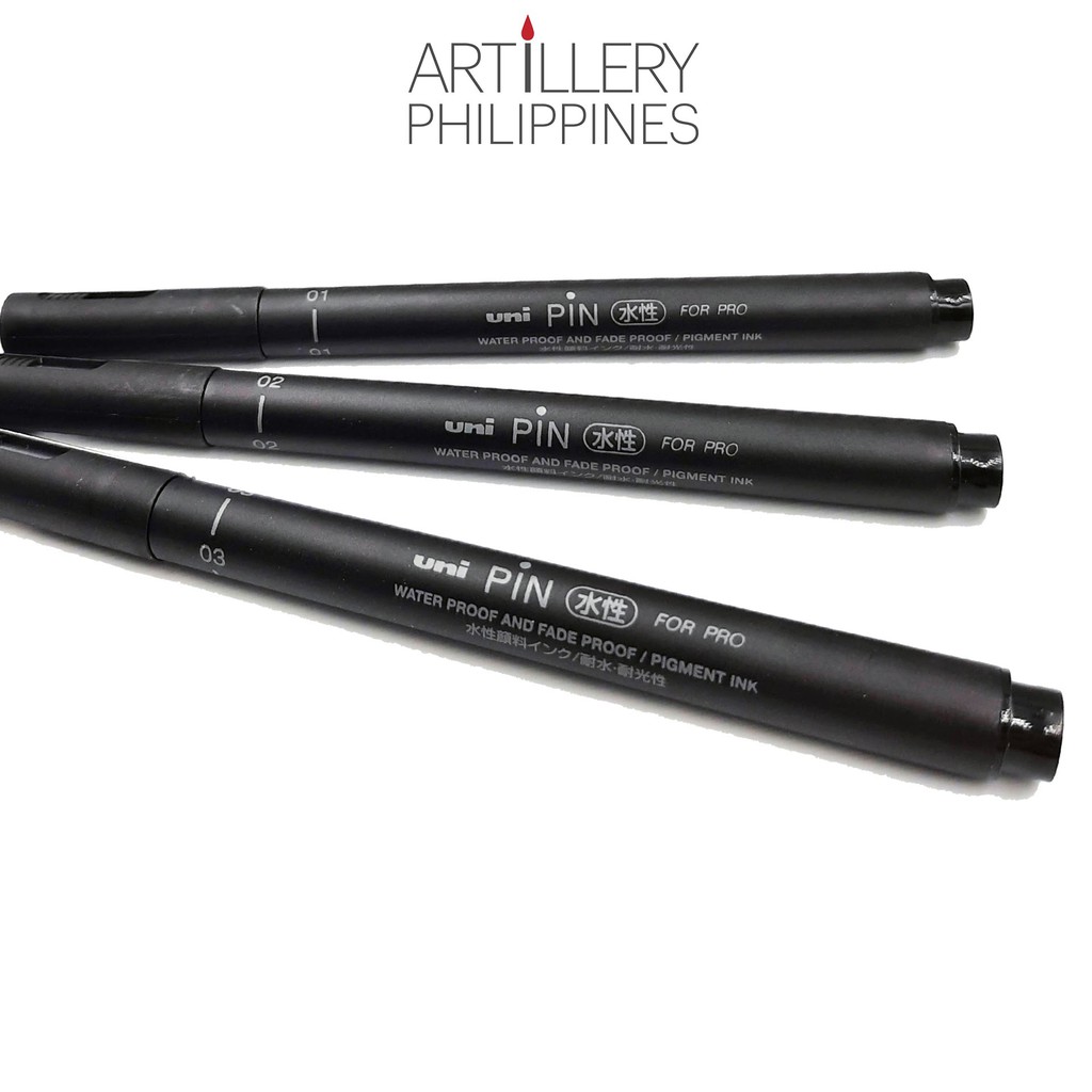 uni pin For Pro Black (Japan Version) 0.28Mm 0.33Mm 0.38Mm | Shopee ...