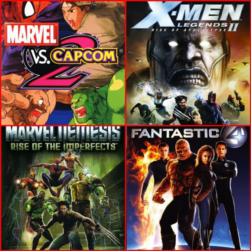 PS2 PlayStation 2 Games Marvel Heroes Game Series SET 1 (PABASA PO SA BABA NG INFO) | Shopee ...