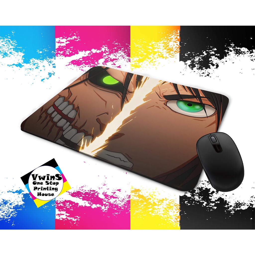 Attack on Titan Design Mouse pad ! AOT MousePad Set 2 of 2 | Shopee ...