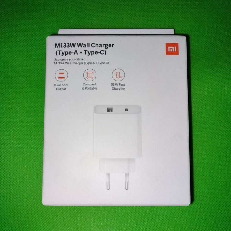 Mi 33W Wall Charger (Type A + Type C) | Shopee Philippines