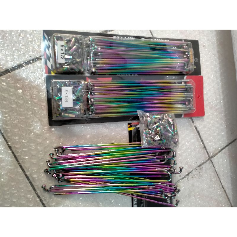 Rainbow spokes for all motorbikes Ring 17 14 | Shopee Philippines