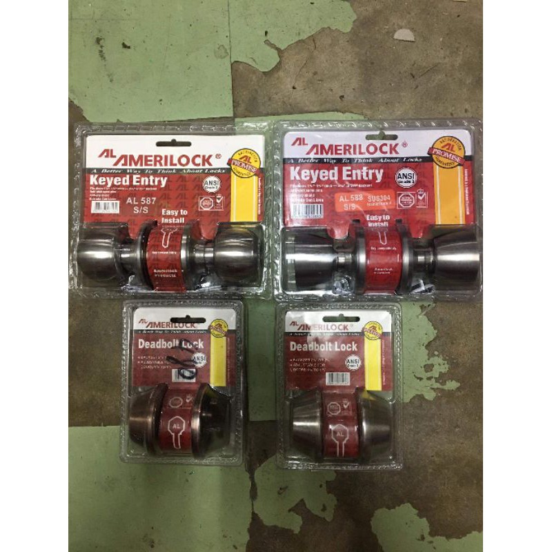 Amerilock heavy duty quality doorknobs and deadbolts available ...
