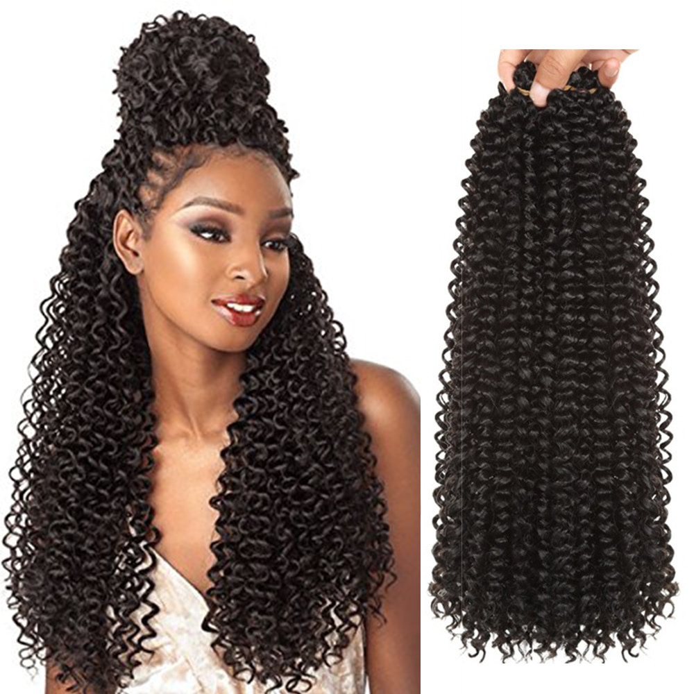 18Inch Long Passion Twist Crochet Hair Extensions 16Roots/Pack Ombre ...