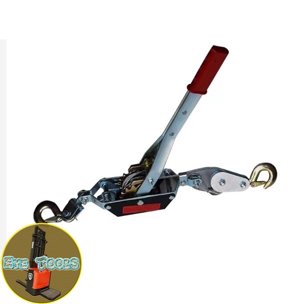 4T DOUBLE HOOK TIGHTENER HAND PULLER PAT GRIP RATCHET PULLER WIRE ROPE ...