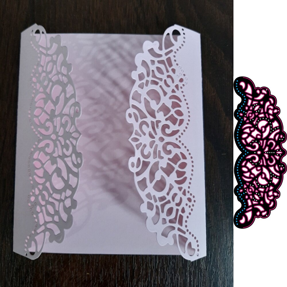 Metal Cutting Die Wedding Invitation Frame DIY Scrapbook Photo Album ...