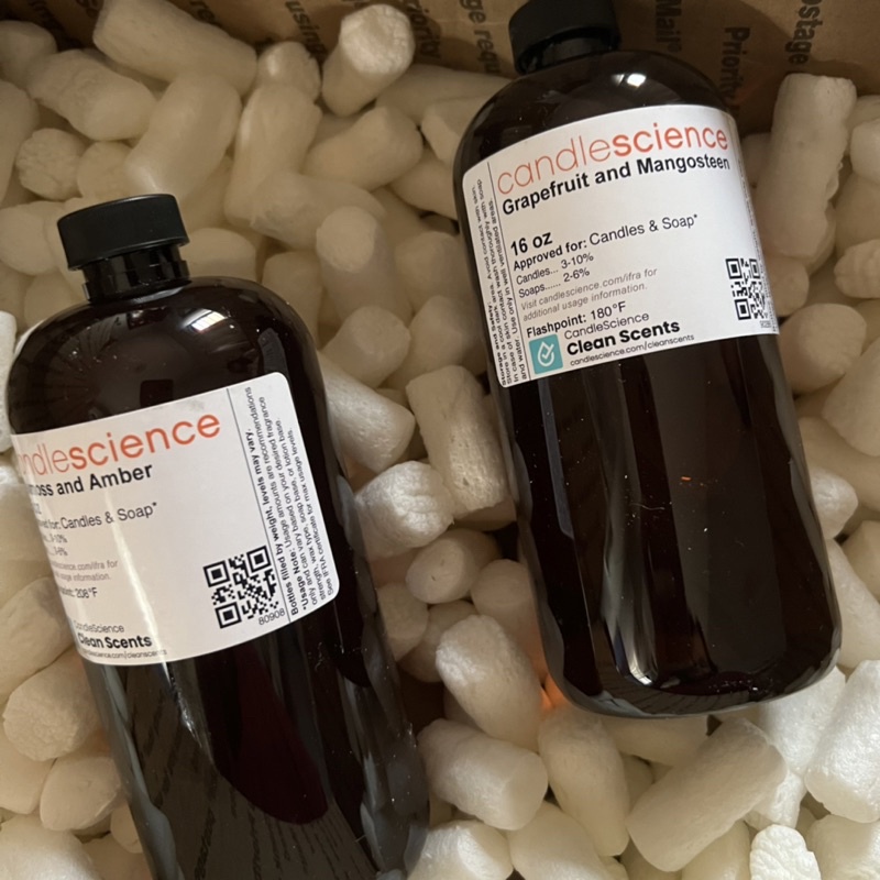16oz CandleScience Clean Scents Fragrance Oils (Candle, Soap, Lotion ...
