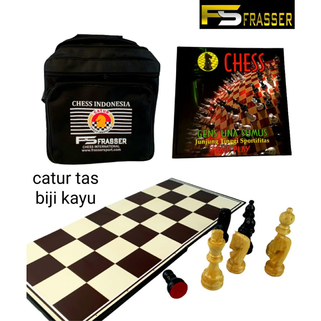 Frasser Foldable Wooden Chess Plus Plastic Seed Bag CTRPPN 03 ZF ...