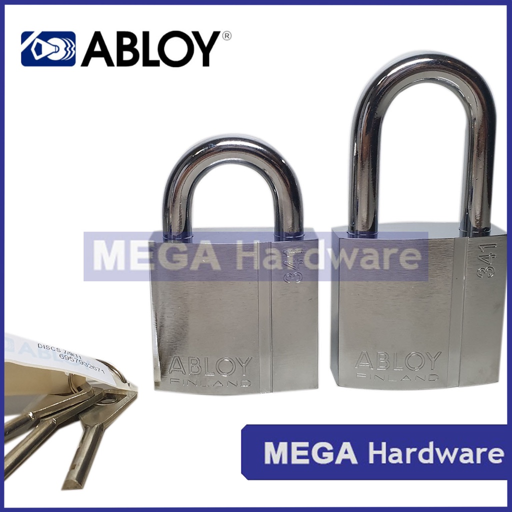 Abloy Padlock Heavy Duty PL341/25 or PL341/50 (FINLAND) | Shopee Philippines