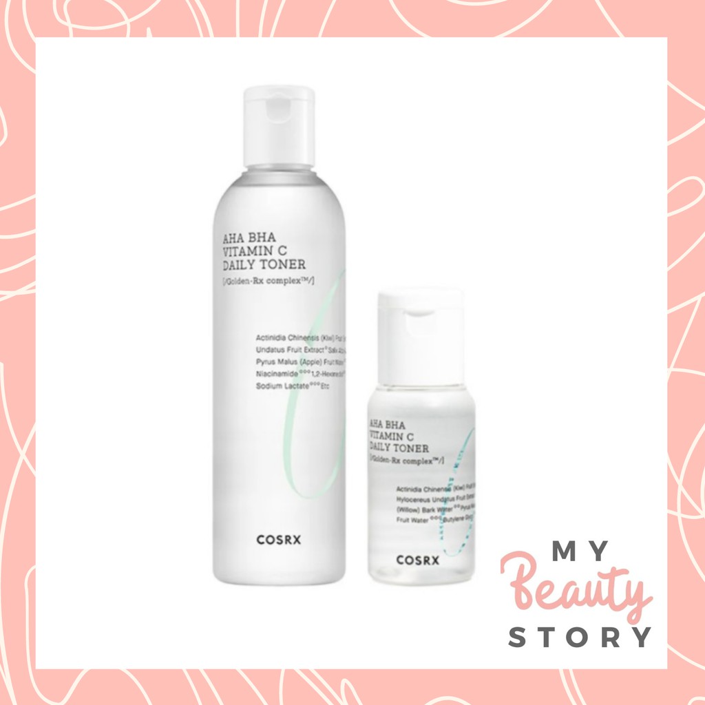 COSRX AHA BHA Vitamin C Daily Toner 150ml / 50ml / Brightening Set ...