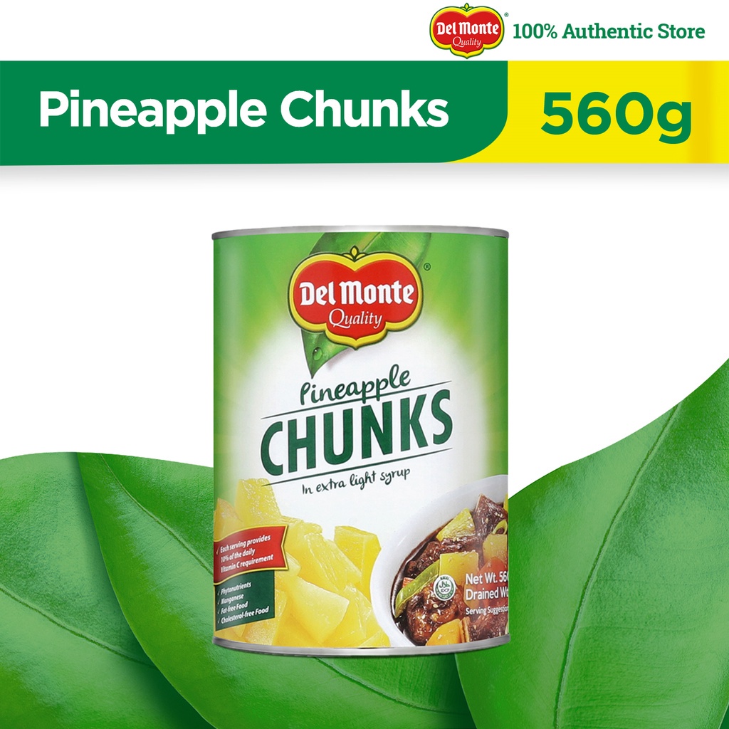 DEL MONTE Pineapple Chunks for Delicious, Healthy and Appetizing Meals ...