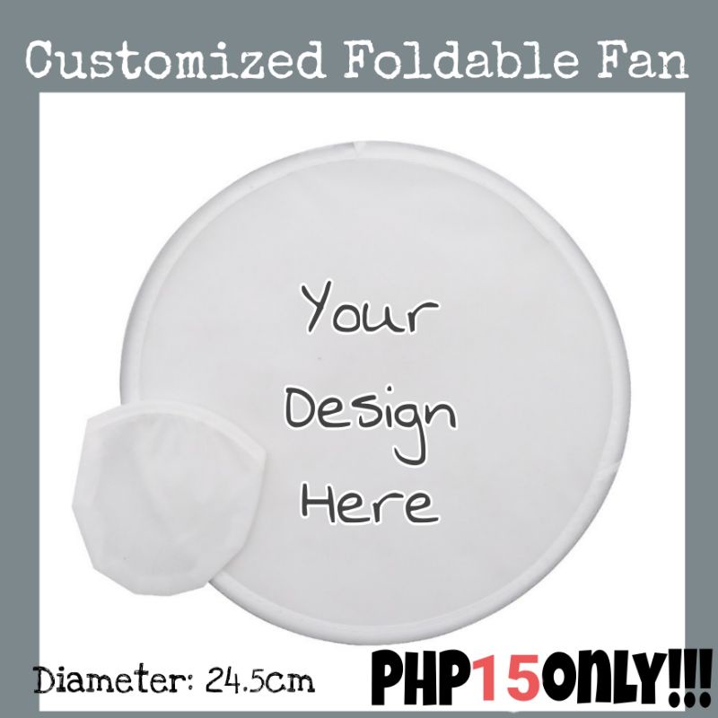 Customized Foldable Fan for Souvenirs and Giveaways | Shopee Philippines