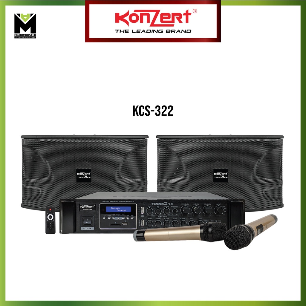 Konzert KCS-322 Micro Component "TodoOke" System with USB/SD ...