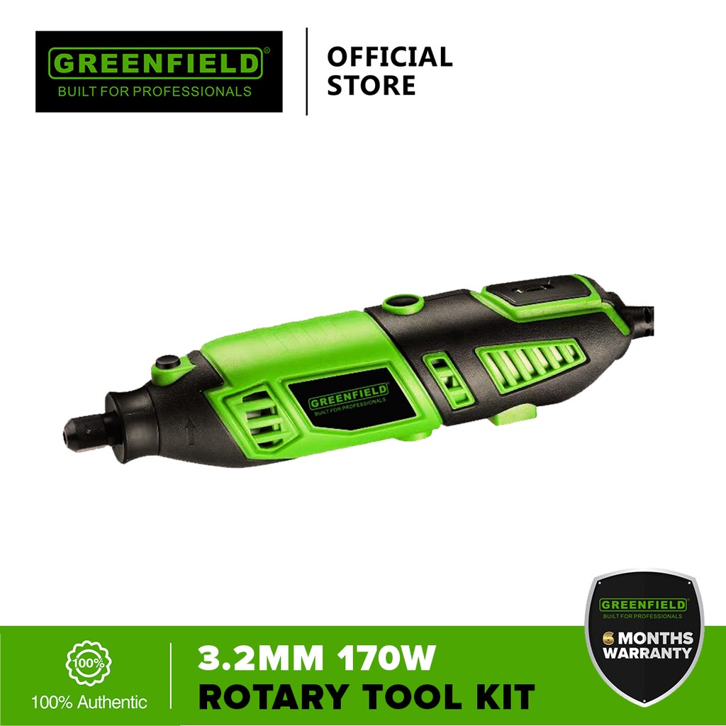 Greenfield Rotary Tool Kit 170W with 258pcs. Accessories - Power Tools ...