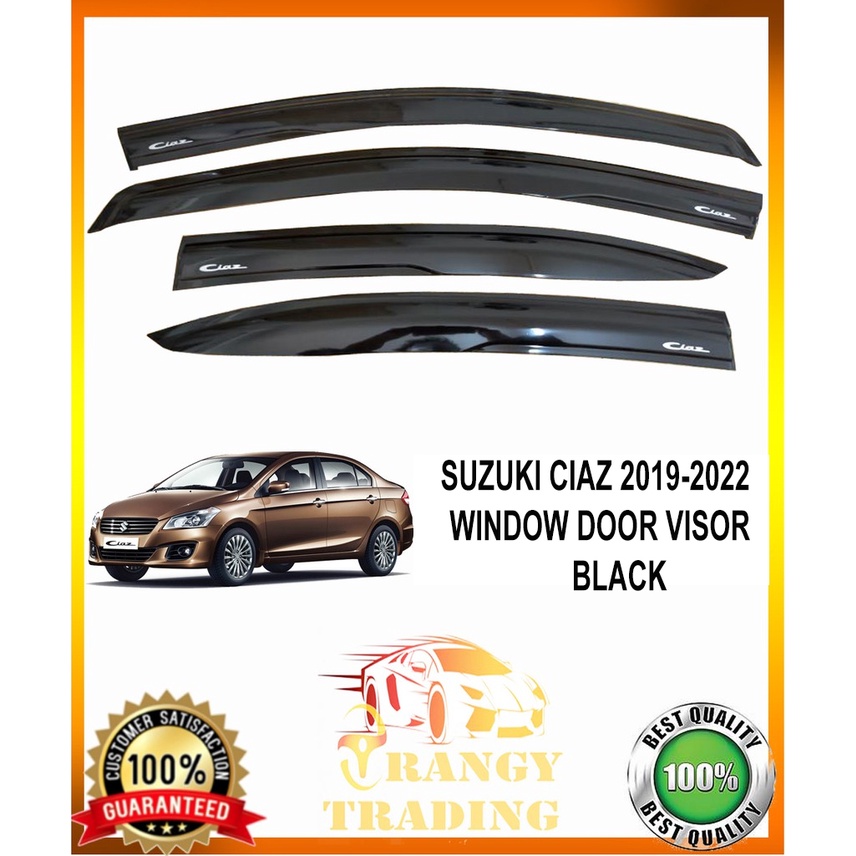 Suzuki Ciaz 2019 to 2022 OEM Window Door Rain Visor Black 2020 2021 ...