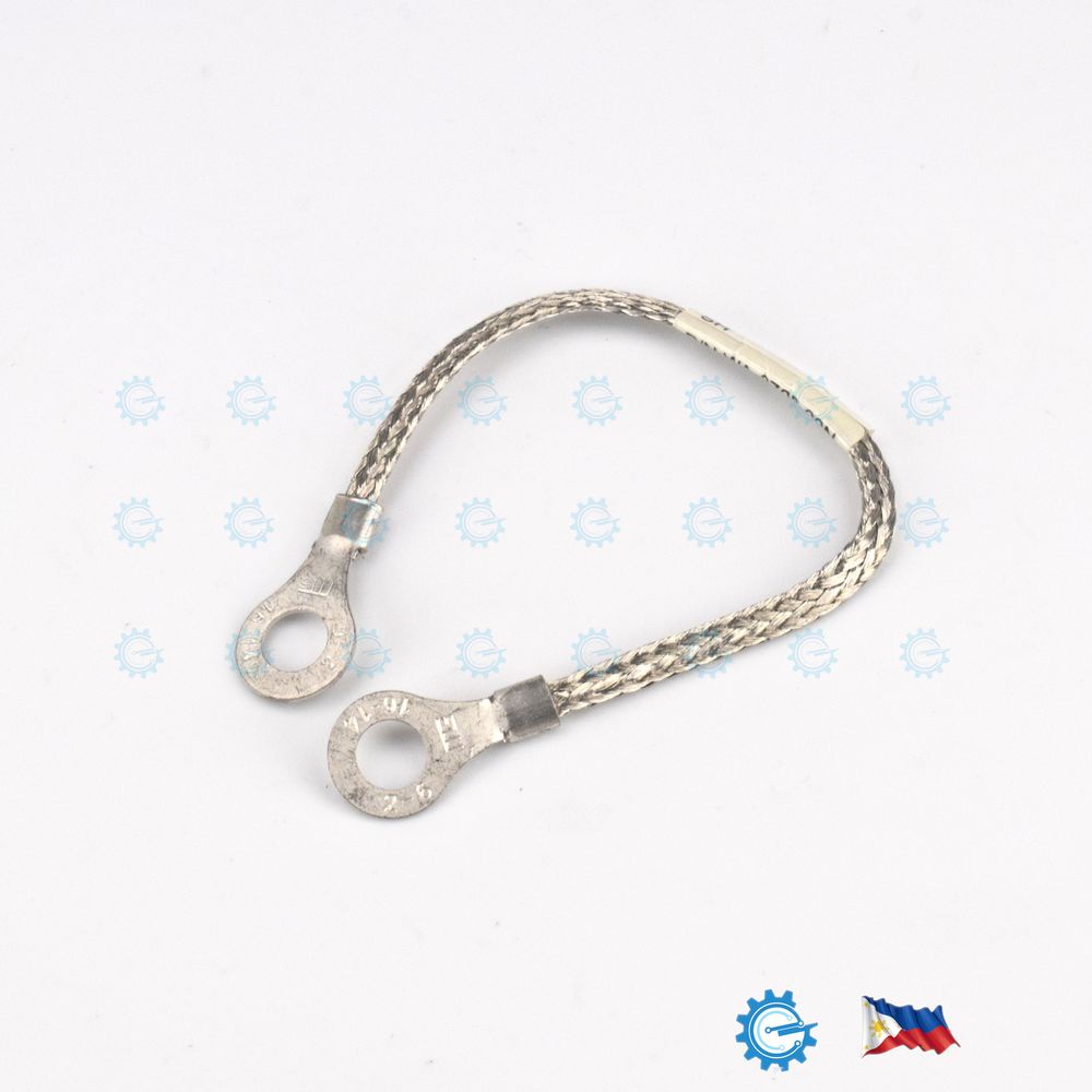 Copper Braided Earth Ground Lead with Ring Connector Termination ...