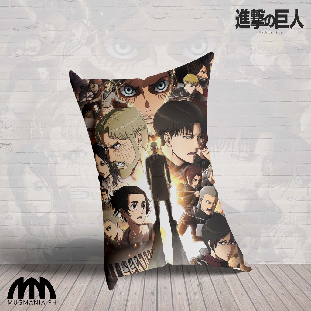 Anime Attack On Titan Pillows - Mugmania - Attack On Titan Pillows ...