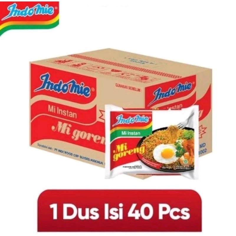 Fried INDOMIE Mie 1 Box (40PCS) | Shopee Philippines