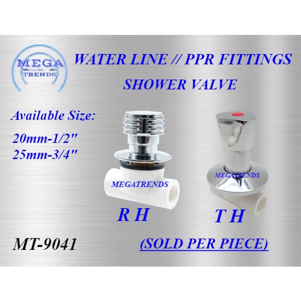 MT-9041 PPR Fittings Shower Valve 1/2" 3/4" (RH//TH) | Shopee Philippines