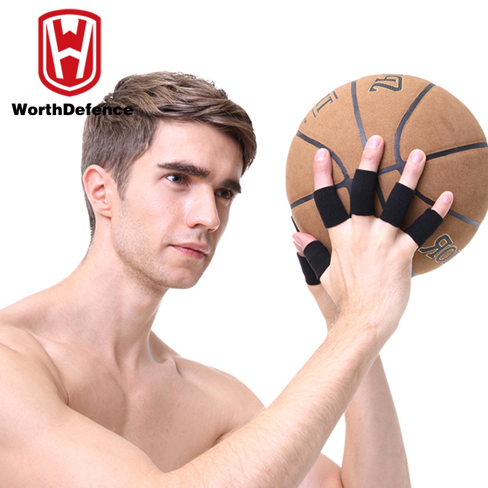 Worthdefence 10 PCS Finger Sleeves Elastic Fingerstall Protector Guard ...