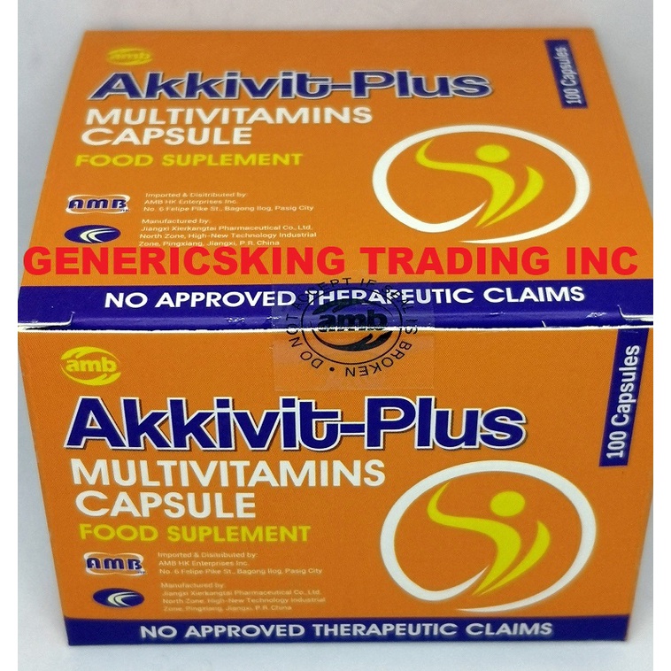 MULTIVITAMINS X 100 CAPS | Shopee Philippines