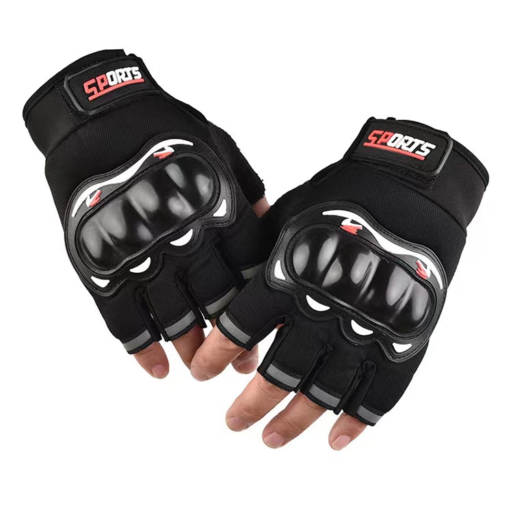 Nicola Half Finger Motorcycle Gloves Cycling Gloves Motocross ...