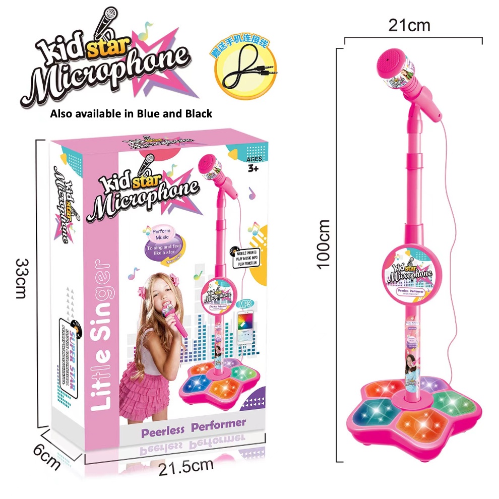 Baby Steps Kids Star Microphone Karaoke for Kids Mic Music Toy KTV with ...