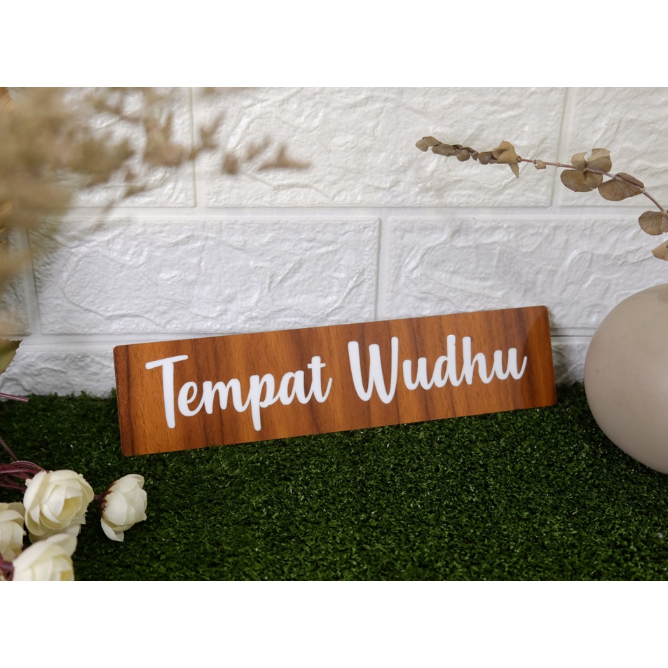 Sign Board for Ablution, Prayer Room, Acrylic Board, Room Marker ...